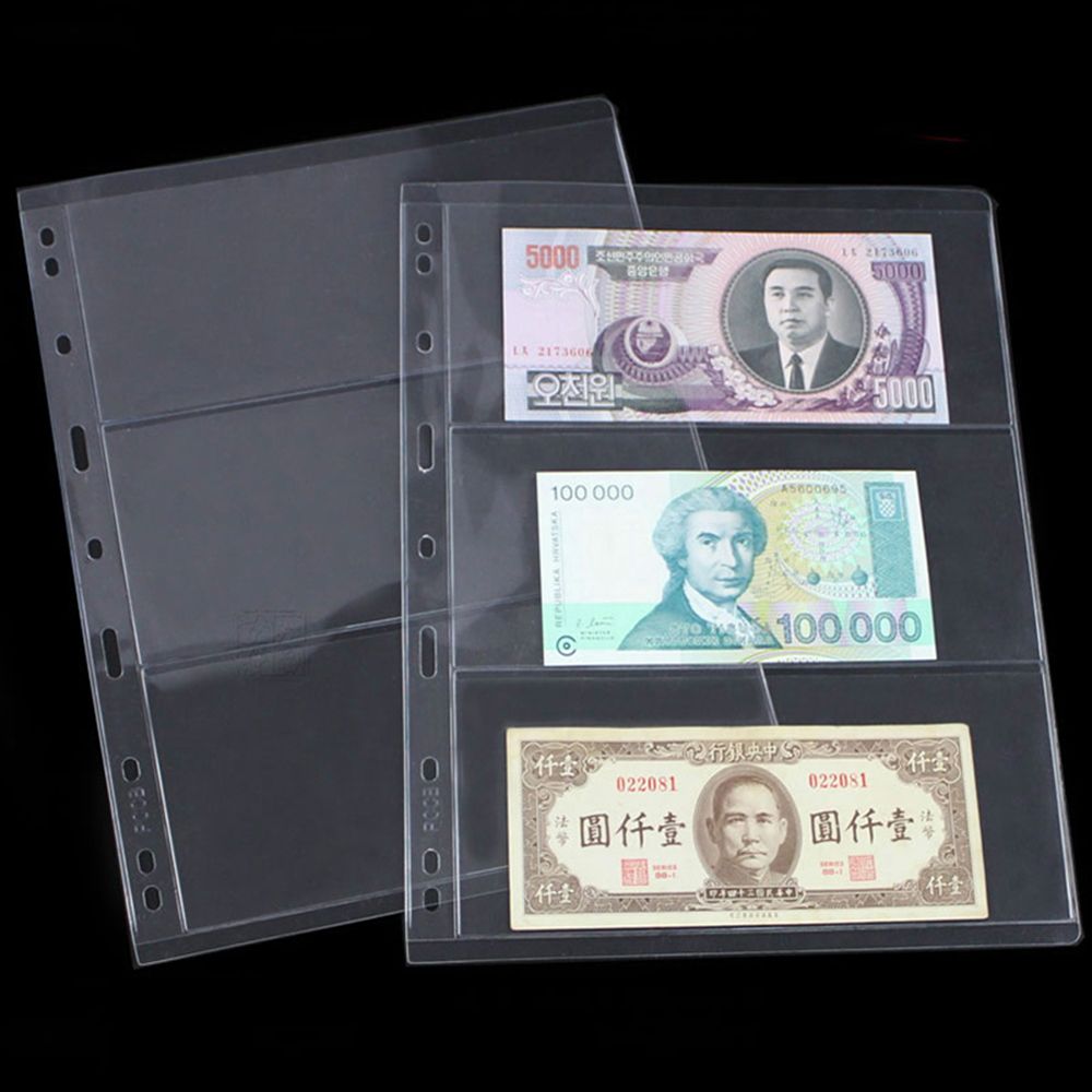 PVC Leaf Sheet Bills Holder Money Storage Collection Supplies ...