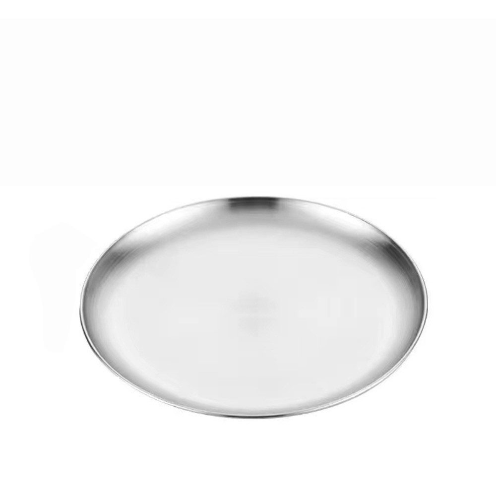 Decorative Food Plate Stainless Steel Retro Metal Tray European Style ...