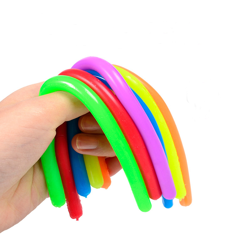 【ClassicNest】1/5Pcs/Set Rubber Sausage Noodle Elastic Rope Toys Stretch ...
