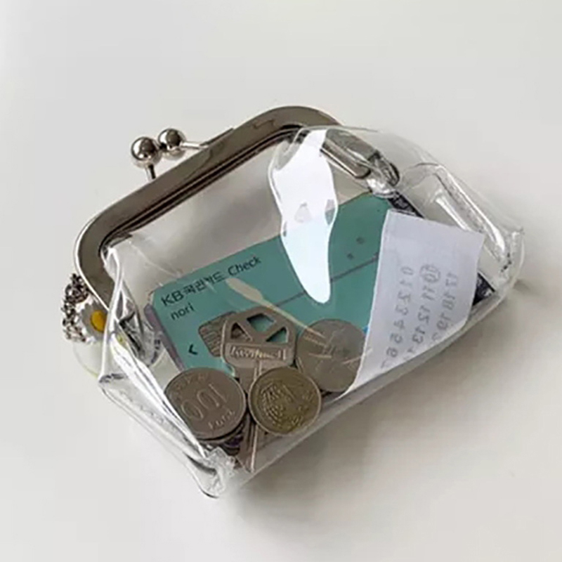 Mini Money Bags Bus Card Iron Mouth Clip Credit ID Card Small Holder ...