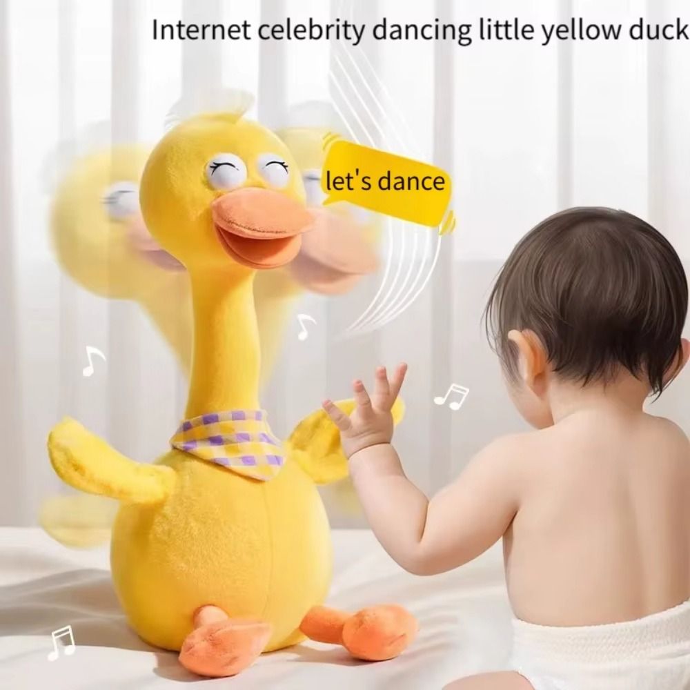 Mimicking Cactus Toys Dancing Duck Electric Duck Plush Toy Singing ...