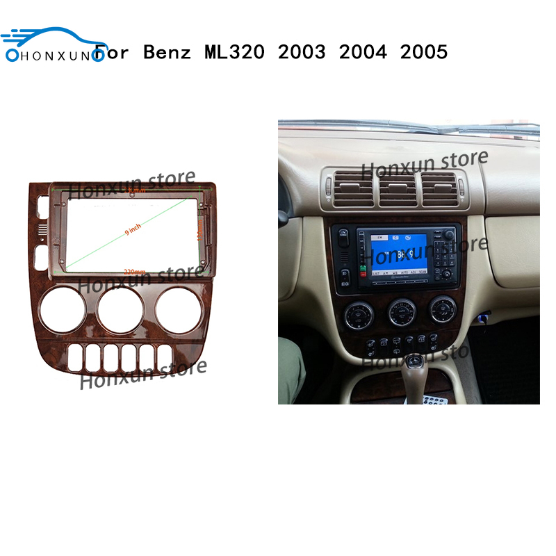 Honxun 9 inch android head unit casing 2din radio frame stereo center ...