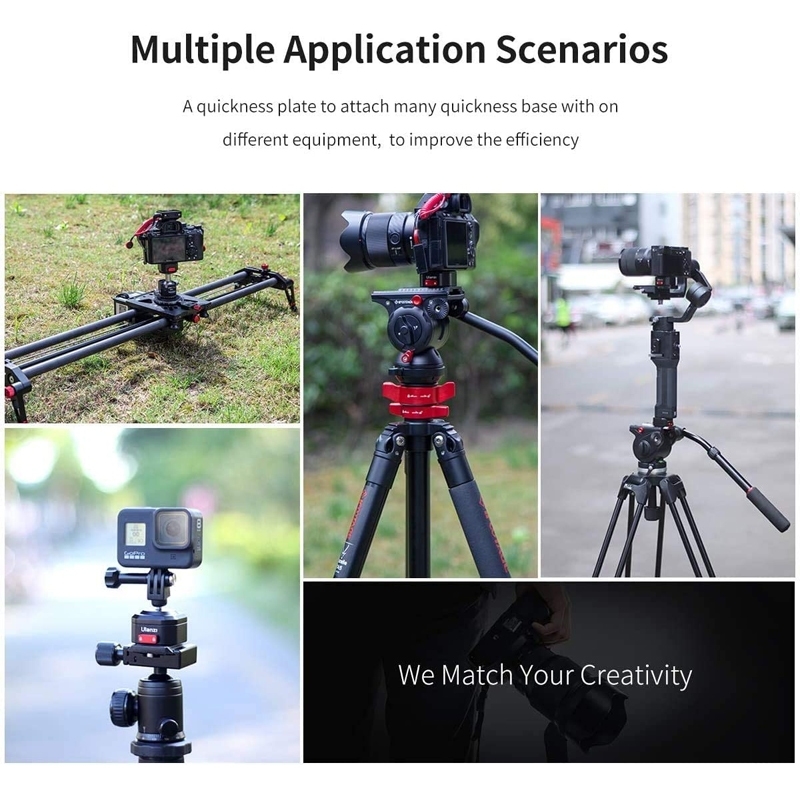 Ulanzi New Claw Arca Quick Release Plate ขาตั้งกล้อง 1 / 4 นิ้วสําหรับ ...