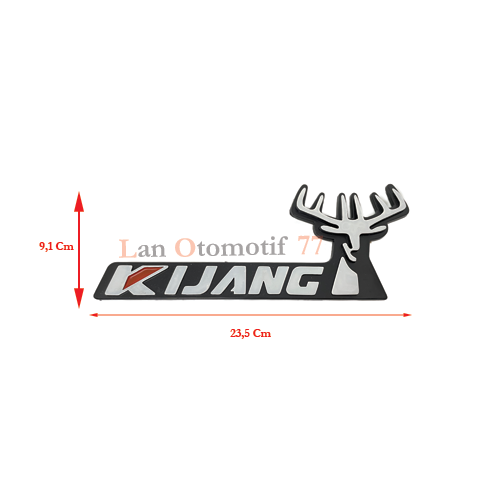 Emblem Logo Mobil Tulisan Kijang Tanduk Putih Untuk Kijang Grand atau ...