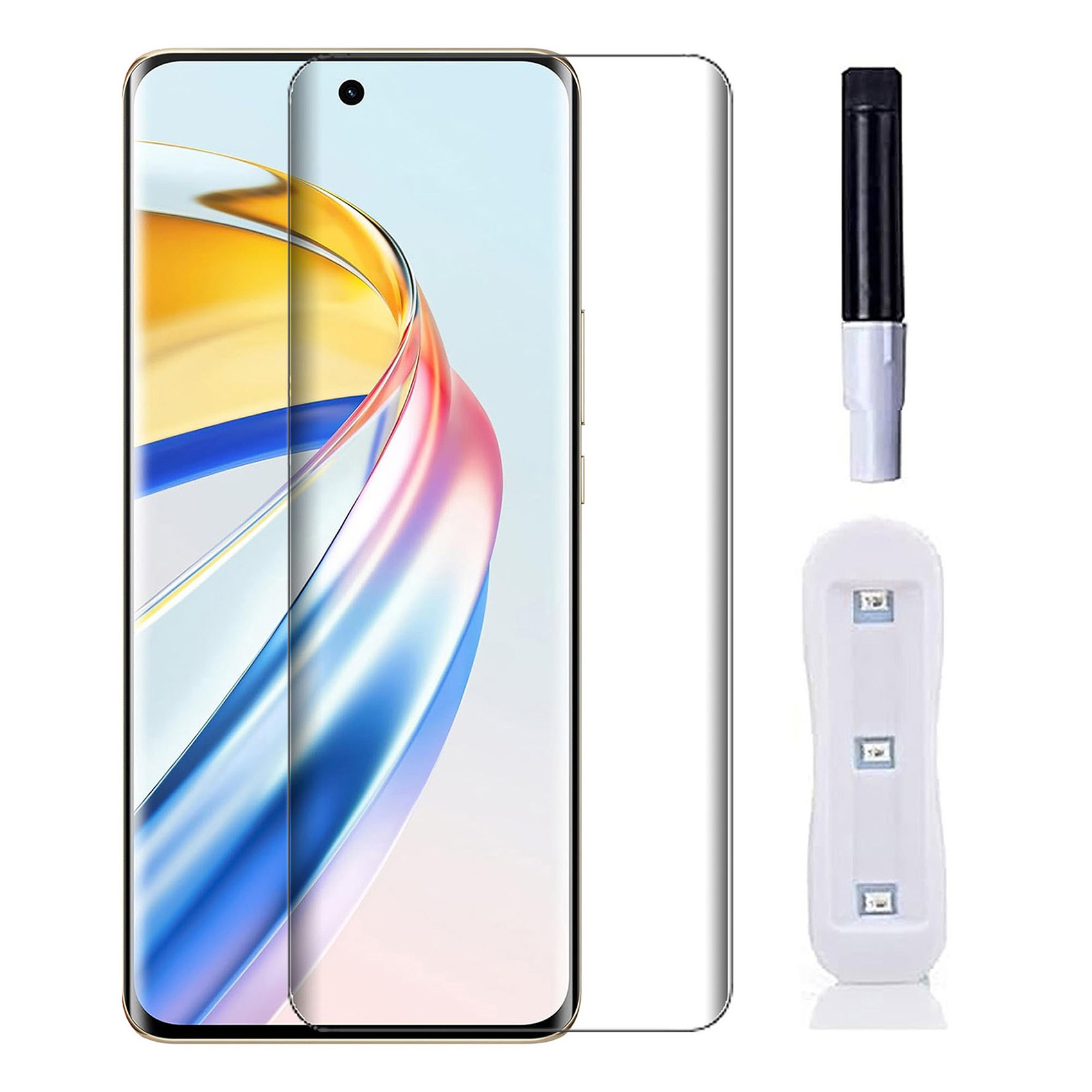 Honor X9B UV Tempered Glass Full Glue Screen Protector For Honor X9B ...