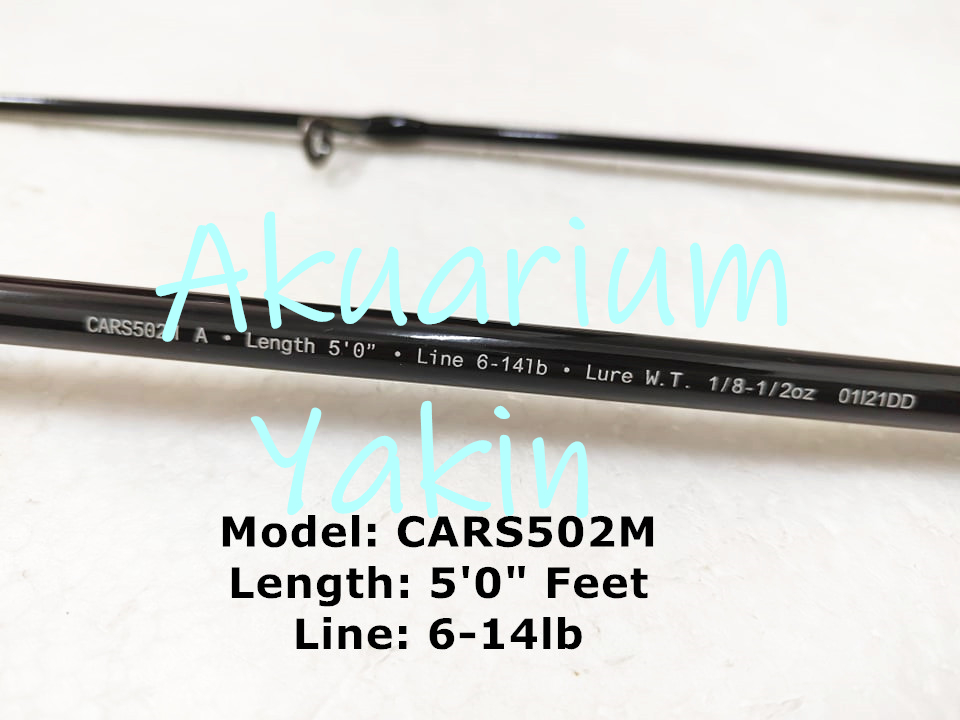 4077 ABU GARCIA CARDINAL FIBER SPINNING ROD | Lazada