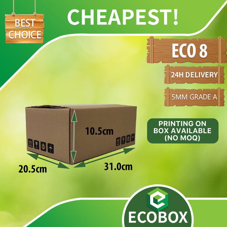 ECOBOX G7 Carton box 31 X 20.5 X 10.5cm Small Medium Boxes. Moving ...