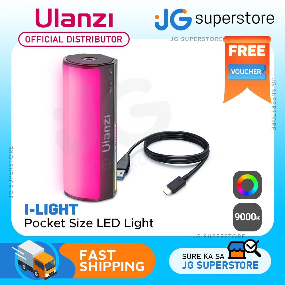 Ulanzi i-Light Mini Magnetic RGB LED Video Light 2500K-9000K Color ...