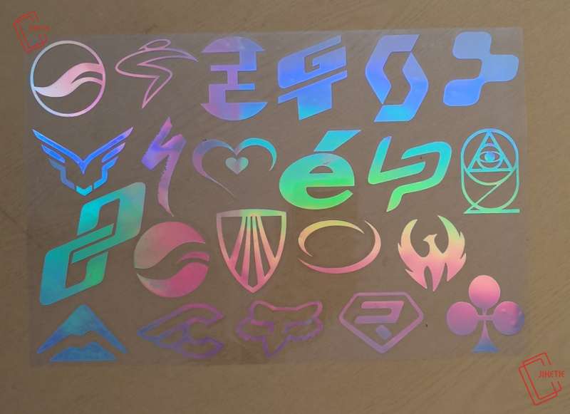 【WhimsyGoods】300*200mm Radium Vinyl Decorative Decals Bike Car ...