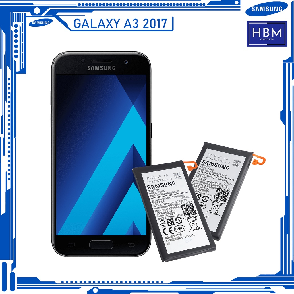 แบตแท้ Samsung Galaxy A3 2017 รุ่น A320F, A320Y, A320FL รุ่น EB ...