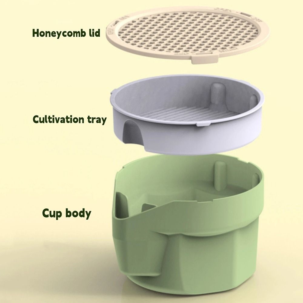 promote digestion Hydroponic Cat Grass Box Planter Reusable ...