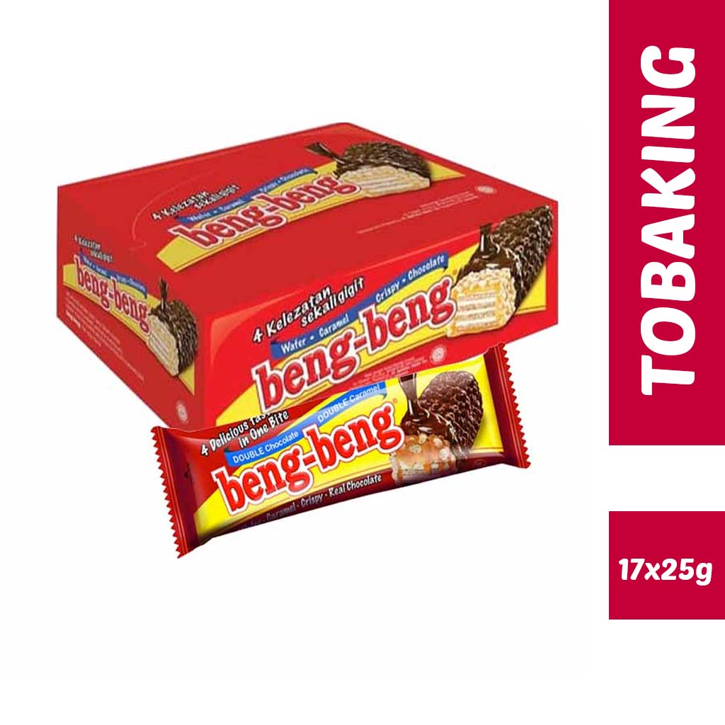 Biskuit Beng Beng Wafer Cokelat Crispy Caramel box isi 17 | Lazada ...
