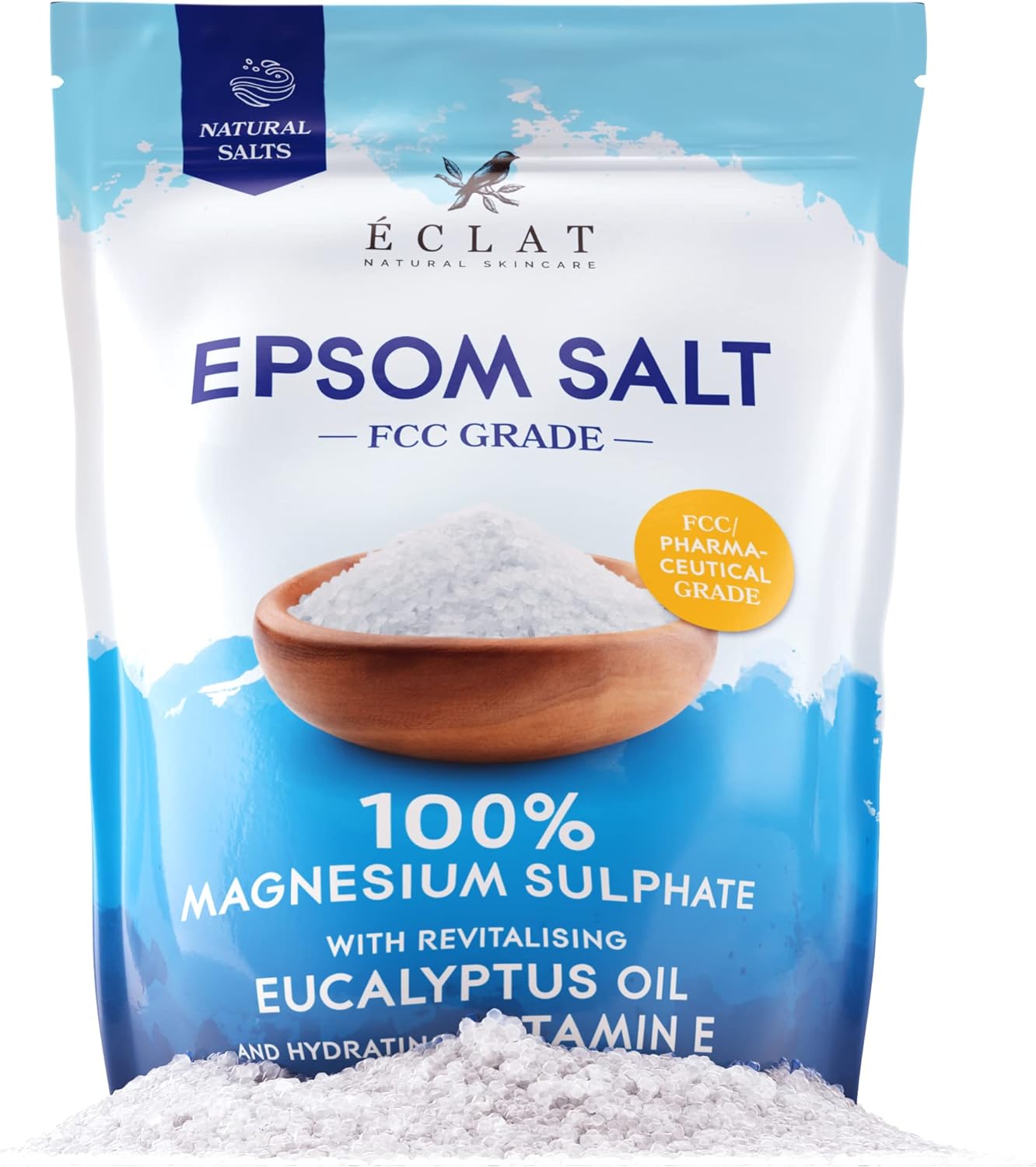 Epsom Bath Salts 700gm - 100% Epsom Salt - Pure Magnesium Bath Salts ...