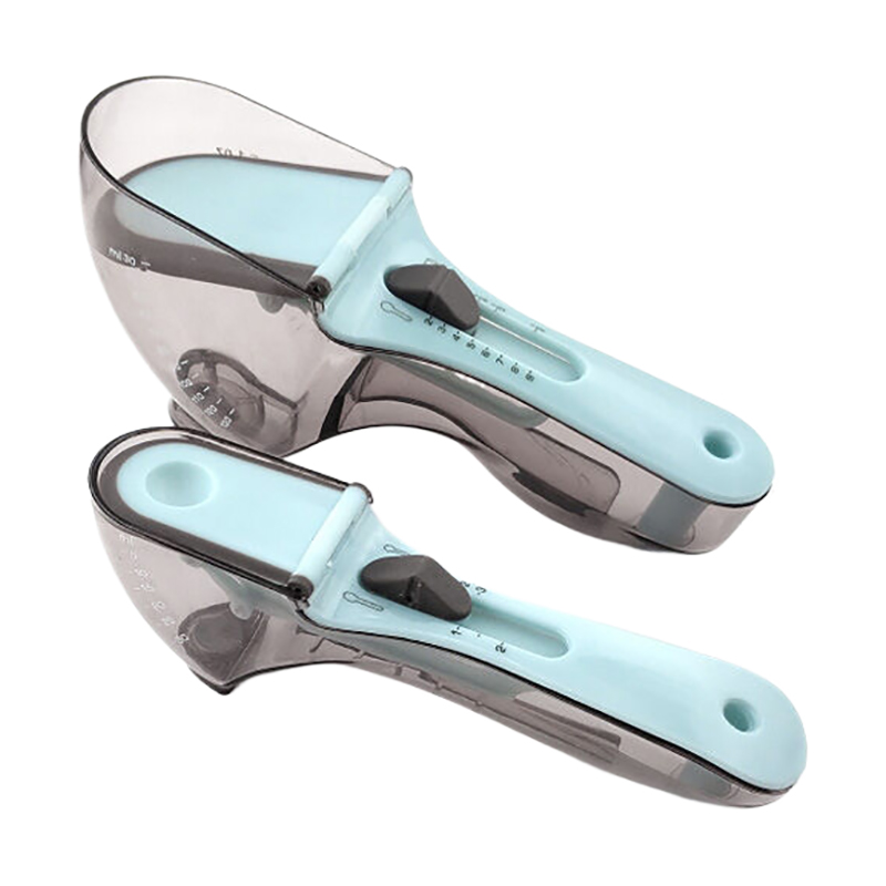 Adjustable Measuring Spoon Kitchen Tools Plastic Milk Powder Graduated ...
