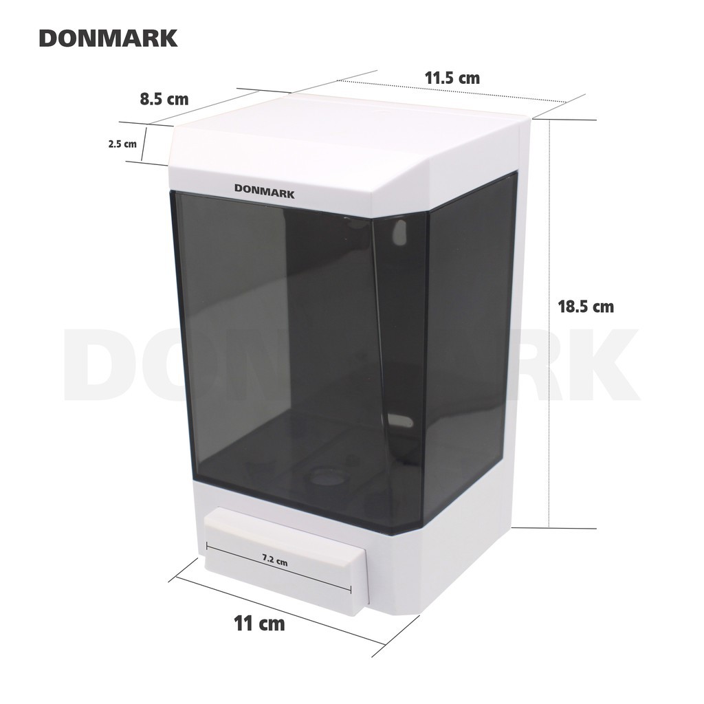 DONMARK I ที่กดสบู่เหลว ที่ใส่เจลล้างมือ 1000 ml. 1 หัวกด แขวนผนัง รุ่น PL-9090 - DMG Bathroom ...