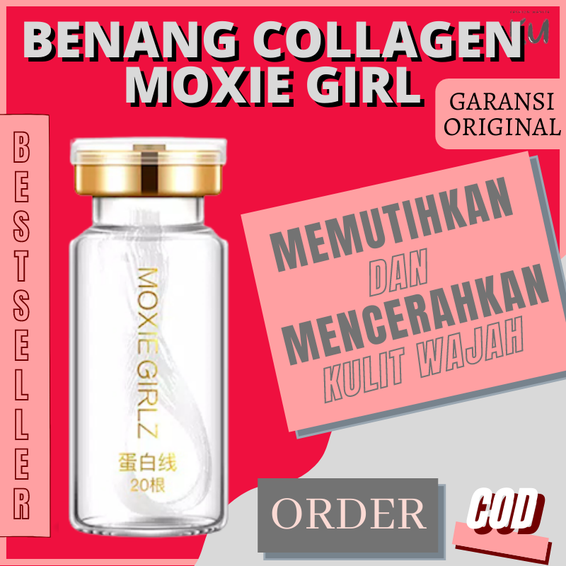 TERBARU!! MOXIE GIRLZ GOLD PROTEIN LINE TANAM BENANG EMAS TANPA JARUM SERUM KOLAGEN COLLAGEN ...