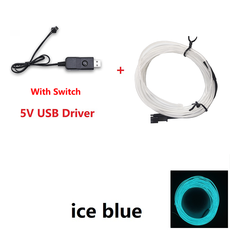 【Limited Stock Available】 3V 5V 1M/2M/3M/5M Neon Dance Party Decor Neon ...