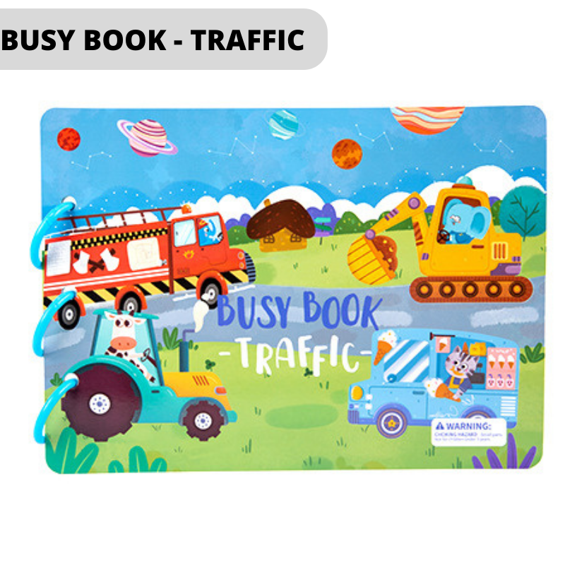 Baby Activity Book Busy Quiet Book (2-3+ years) Montessori Early ...