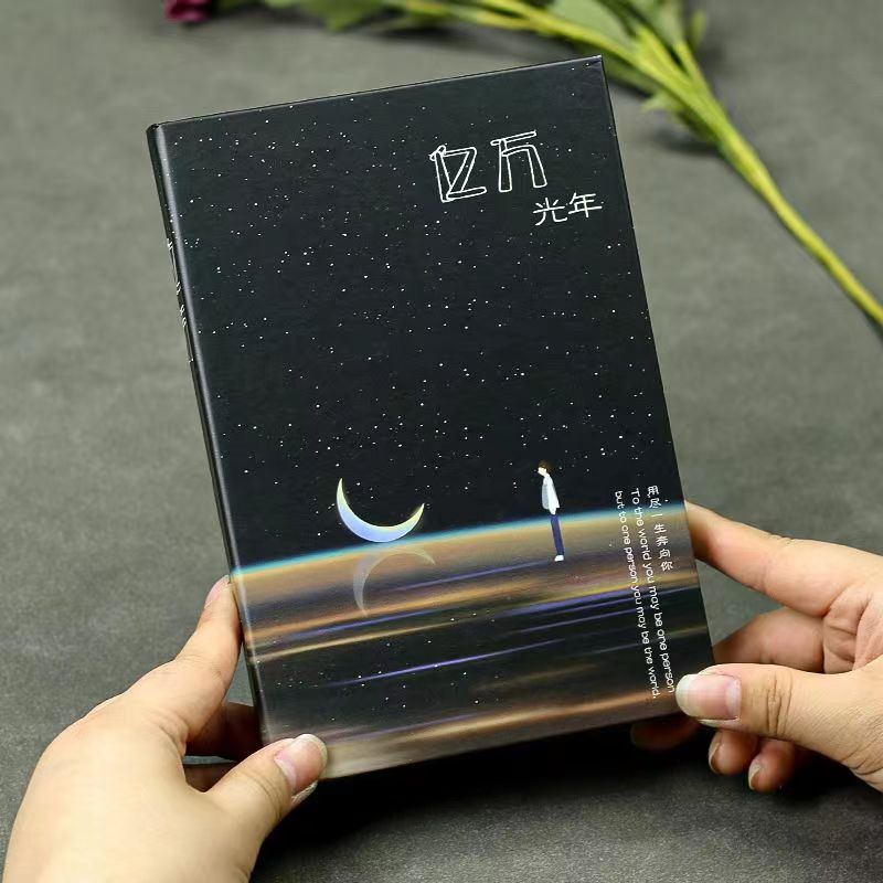 【GlowBound】Creative Universe Starry Sky Planet 112 Sheets Notebook ...