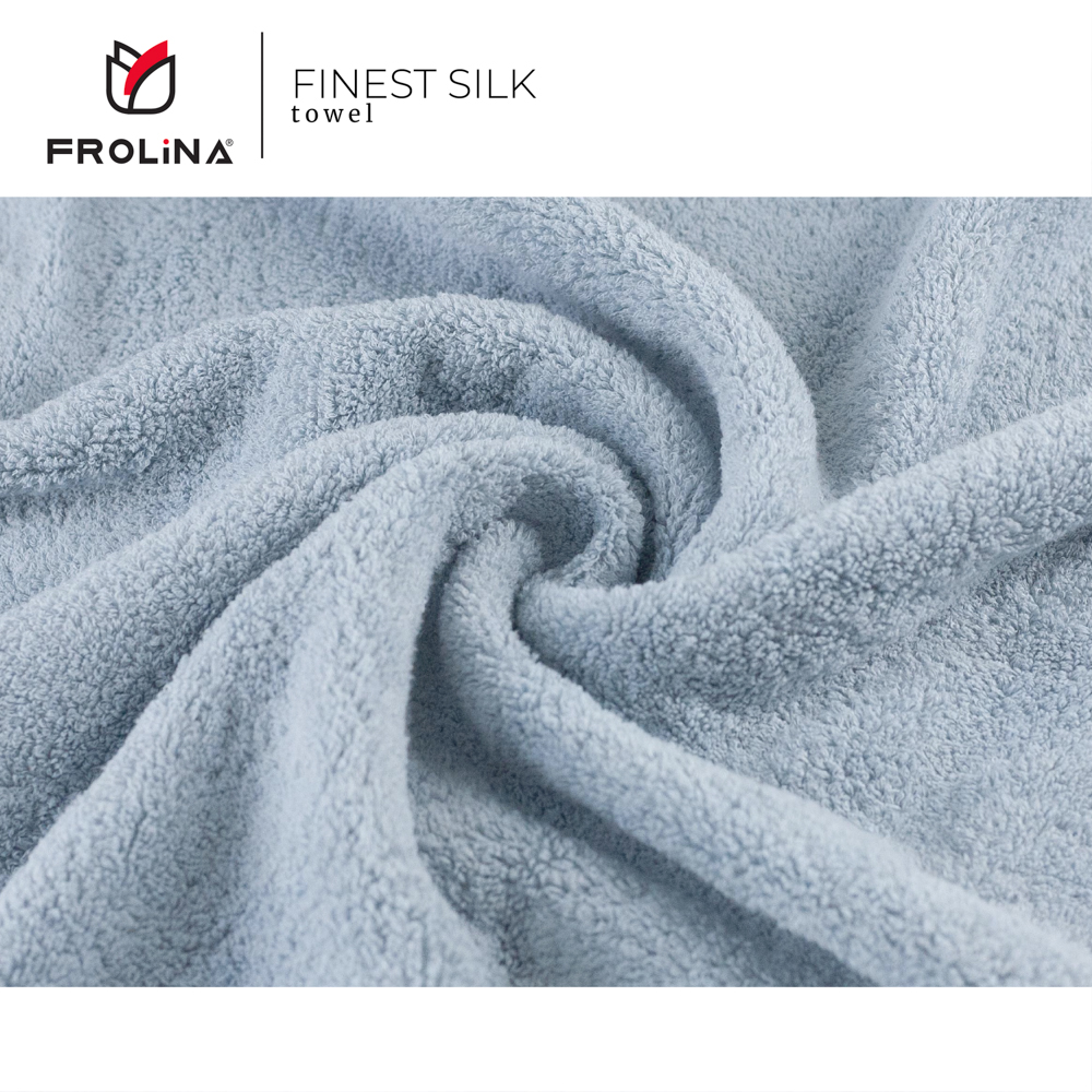 Frolina Finest Silk Collection ผ้าขนหนูเช็ดผม ขนาด 15 x 31 นิ้ว ...