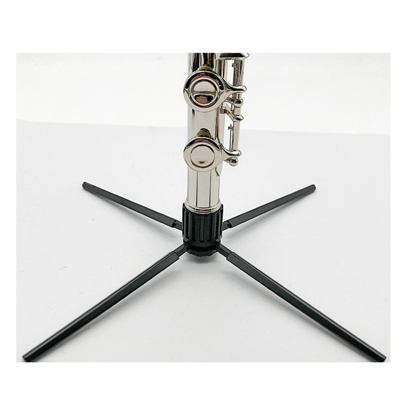 Flute Stand Portable Foldable Clarinet Rest Rack Holder Base Bracket ...