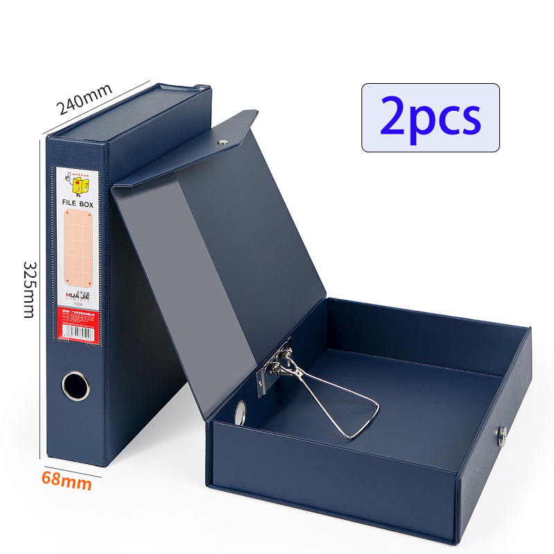 A4 File Box，File Organizer, Document Box Plastic Archive Box Office ...