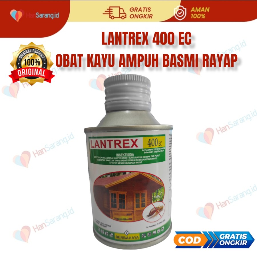lantrex LANTREX 400ec DAN 200 EC Anti rayap dan pengawet kayu 100 ml ...