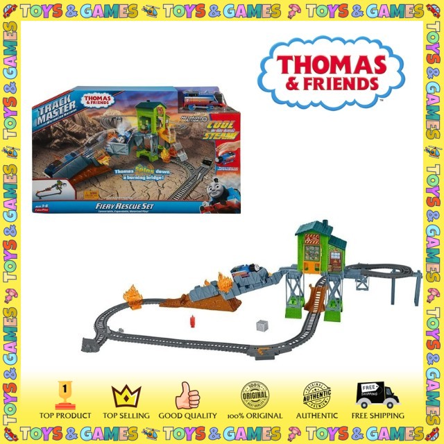 Thomas & Friends Track Master Fiery Rescue PlaySet Connect TrackMaster ...