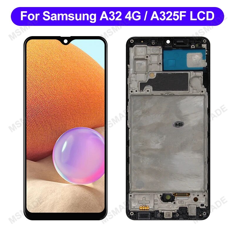 NEW AMOLED For Samsung Galaxy A32 4G LCD SM-A325F SM-A325M Display Touch Screen Replacement For ...