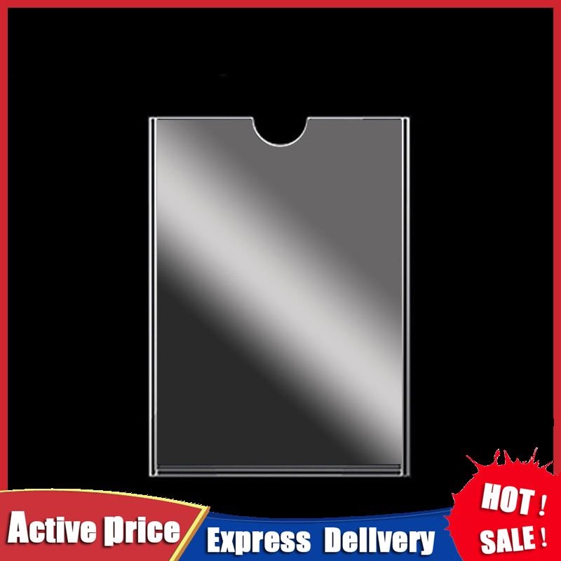 Wall Mount Acrylic Sign Holder A4 Clear Acrylic Wall Frame Poster Wall ...