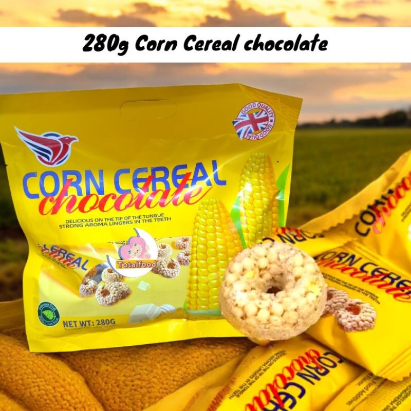 280g Yingpai Corn Cereal chocolate macam Oat jagung (kuning) | Lazada