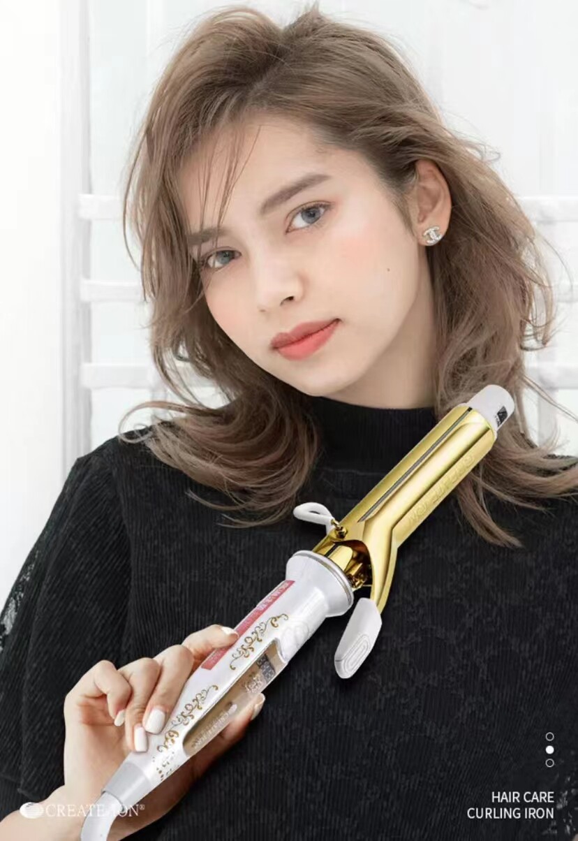 CREATE ION Grace Curl 2 เครื่องม้วนผม เครื่องม้วนผมไฟฟ้าของแท้แบรนด์ญี่ปุ่น เครื่องม้วนผม ไอออน ...