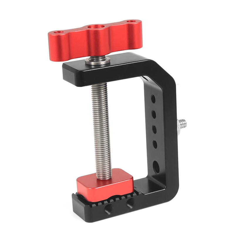 Camera Desk Clamp C Type Strong Clamp Mount Stand with 1/4 3/8 Screw ...