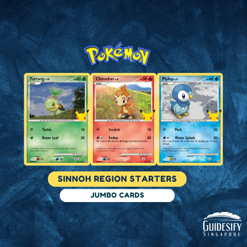 Turtwig, Chimchar, and Piplup Jumbo Starters (Sinnoh) - Pokemon TCG ...