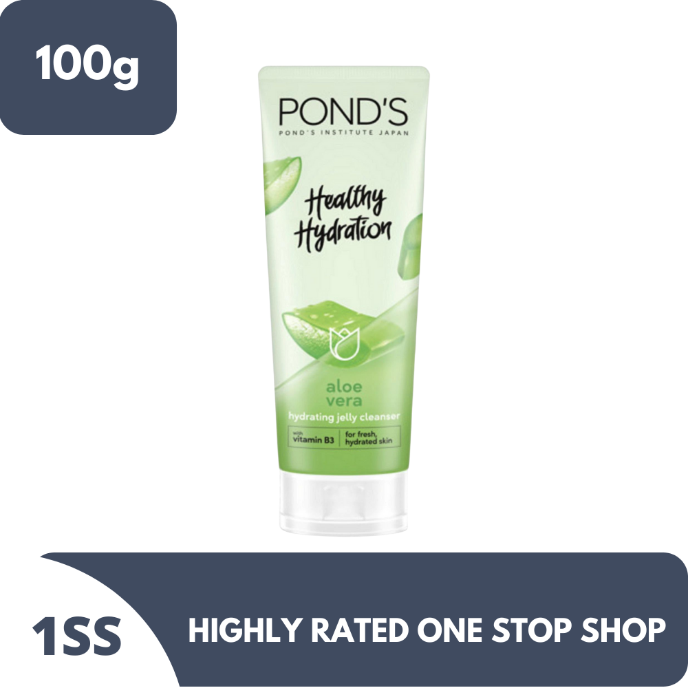 Ponds Healthy Hydration Aloe Vera Hydrating Jelly Cleanser 100g | Lazada PH
