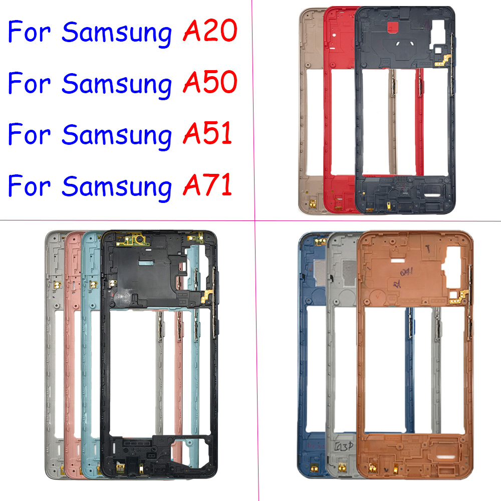 【EcoDealsq】NEW For Samsung A51 A71 A20 A50 Housing Middle Frame Bezel ...