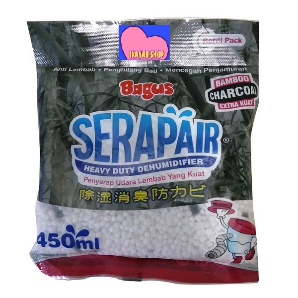 Bagus SerapAir Refill Charcoal 450mL Kemasan Isi Ulang Penyerap Lembab ...