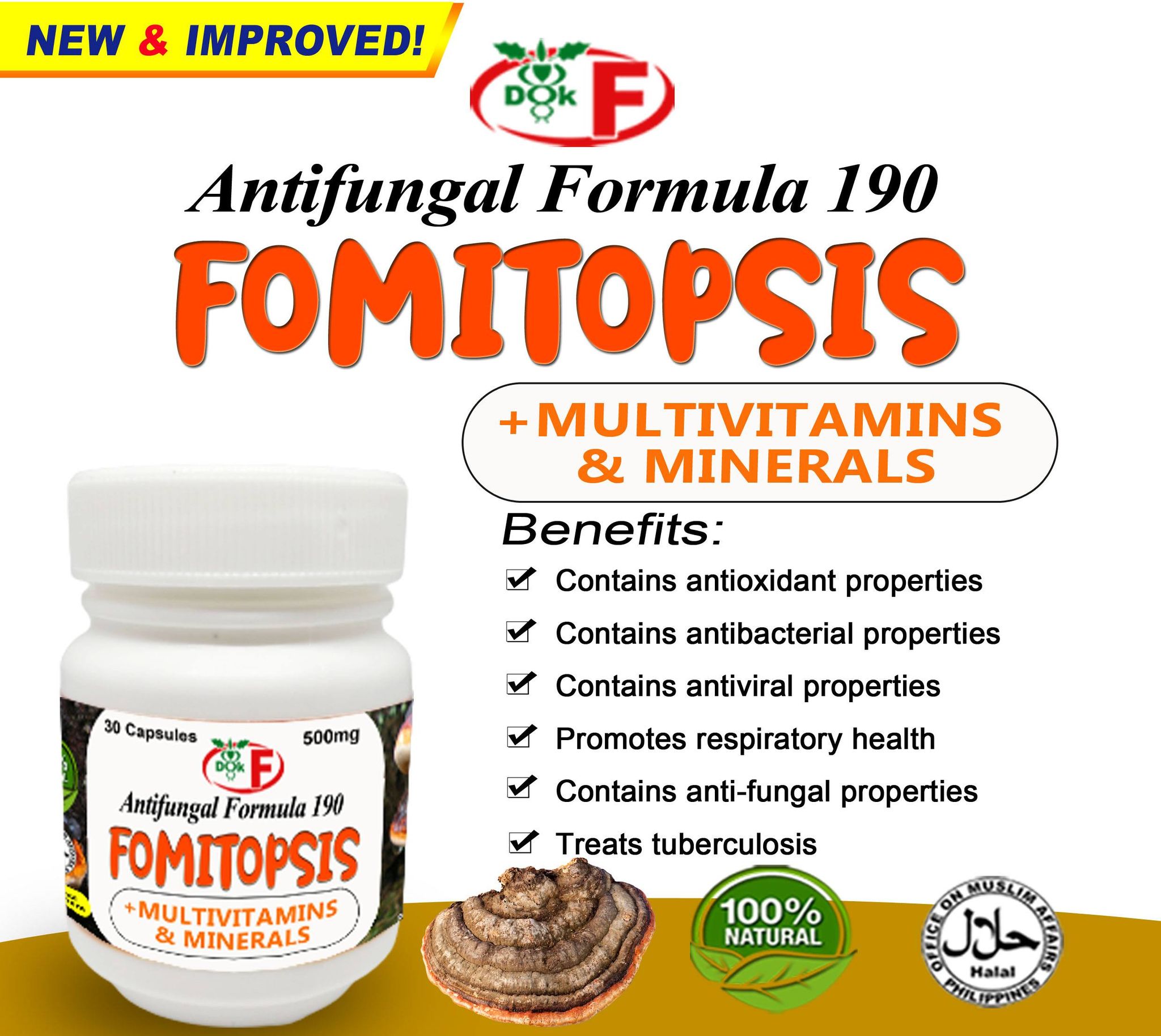 ANTI-FUNGAL FORMULA 190 FOMITOPSIS | Lazada PH