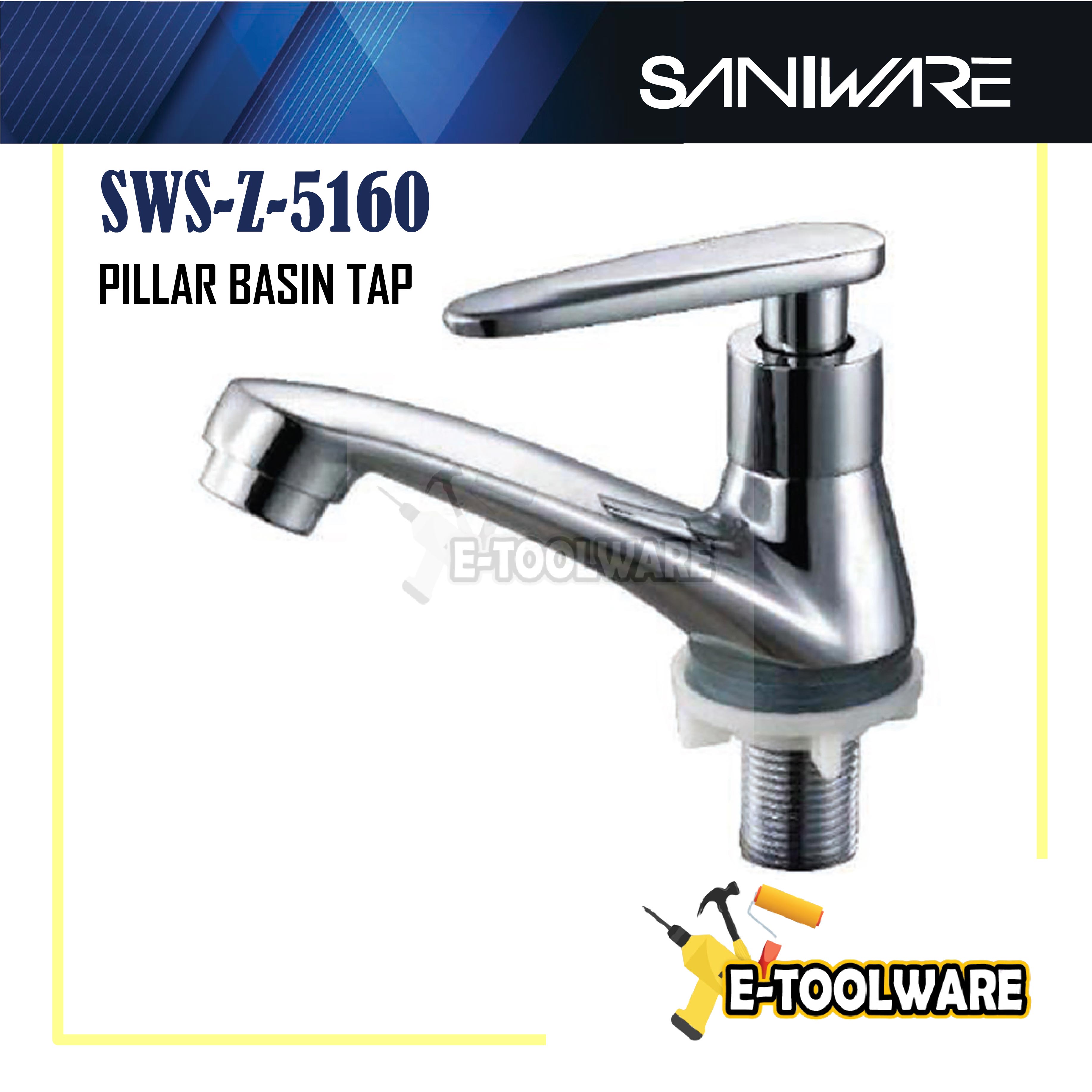 Saniware Pillar Basin Tap - SWS-Z-5160 | Lazada
