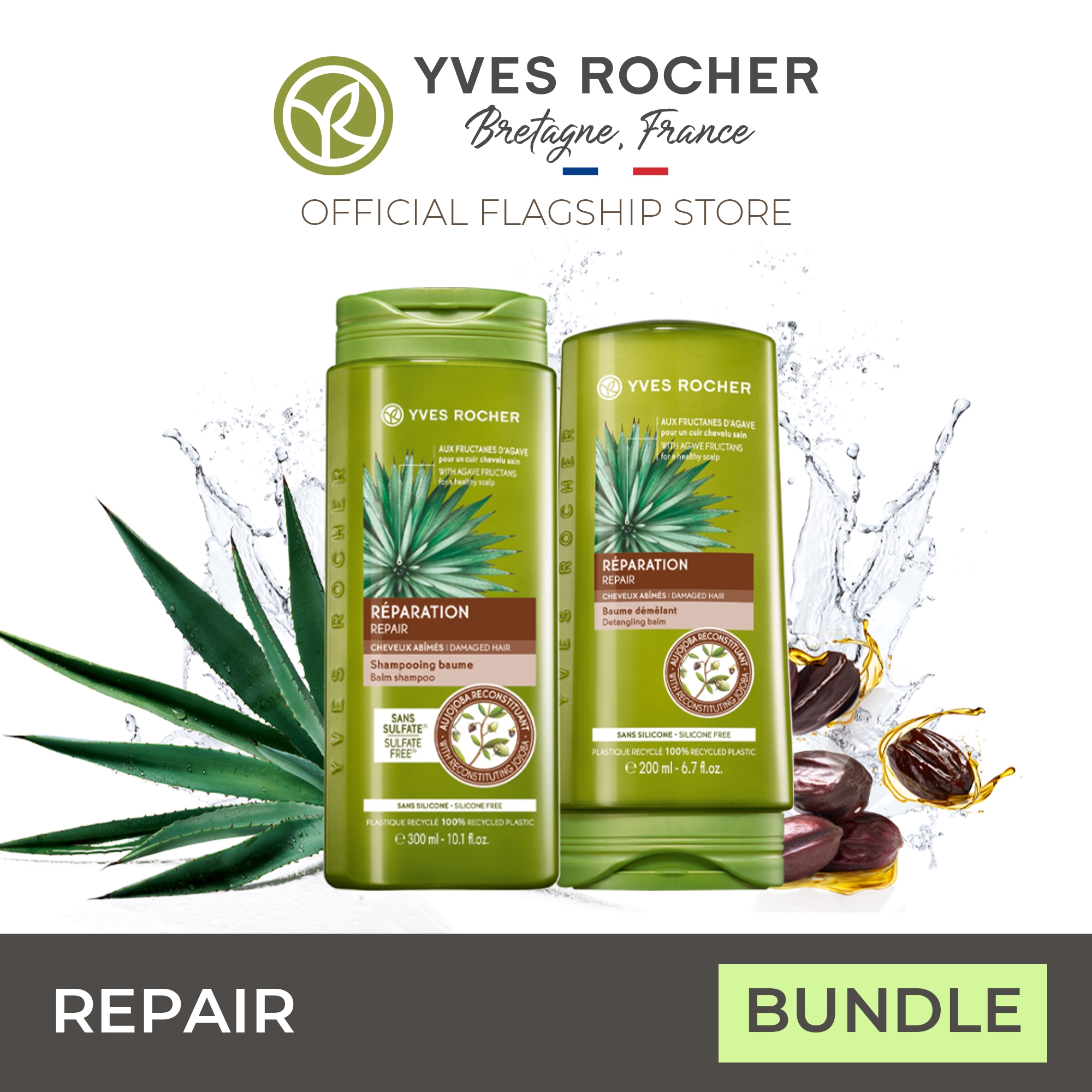 Nutri Repair Shampoo and Conditioner Bundle for Dry, Damaged, and ...