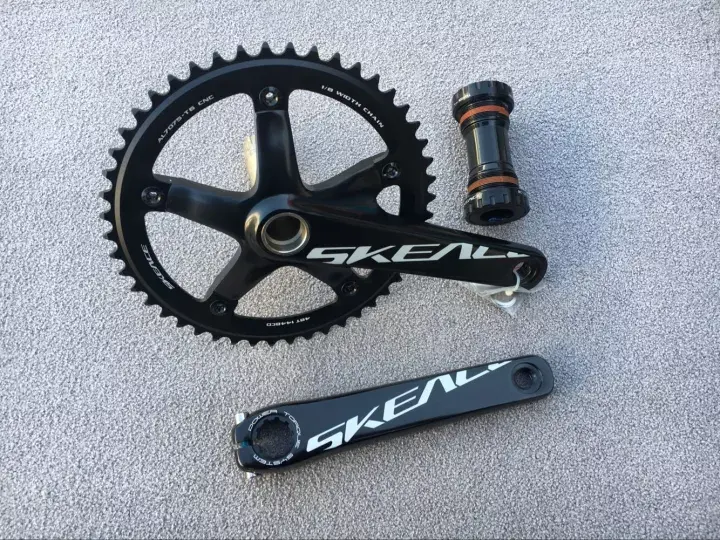 SKEACE Crankset Fixed Gear Alumniun Hollow Sprocket Crank SKE Crankets ...