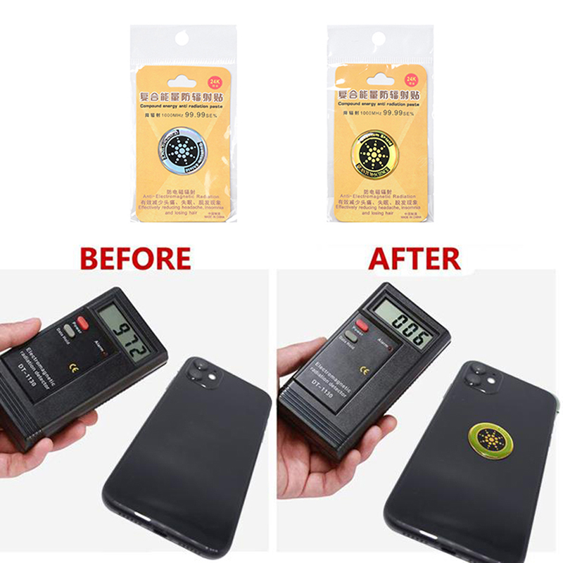 Round Quantum Shield Sticker Anti Radiation Protection Mobile Phone ...