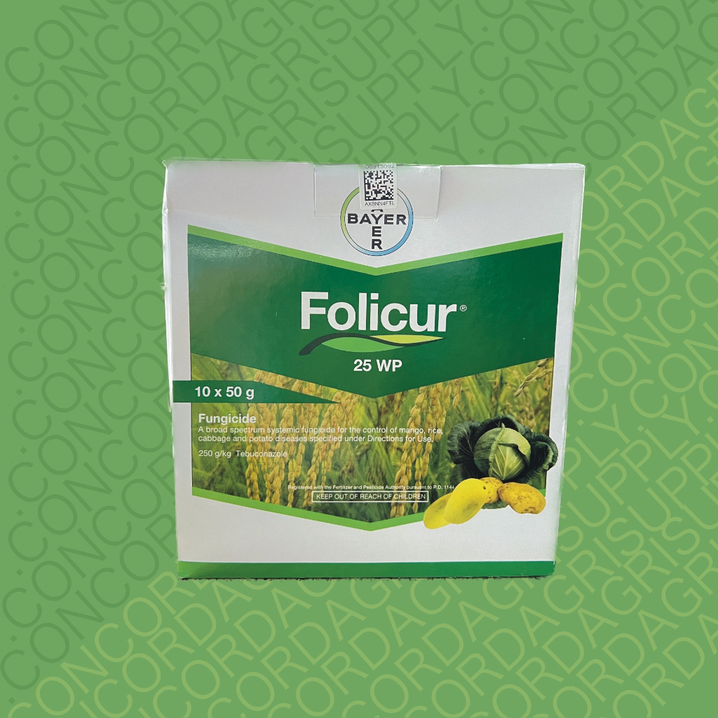 Folicur broad spectrum fungicide BOX 10x50grams | Lazada PH