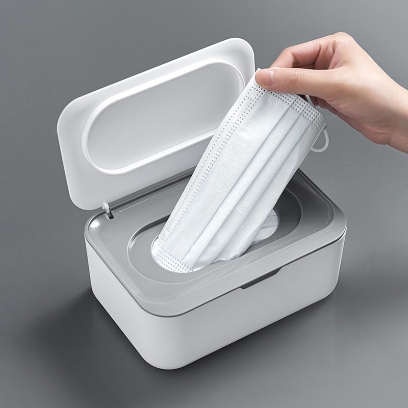 Dustproof Wet Tissue Box With Lid Baby Nappy Wet Tissue Storage Holder ...