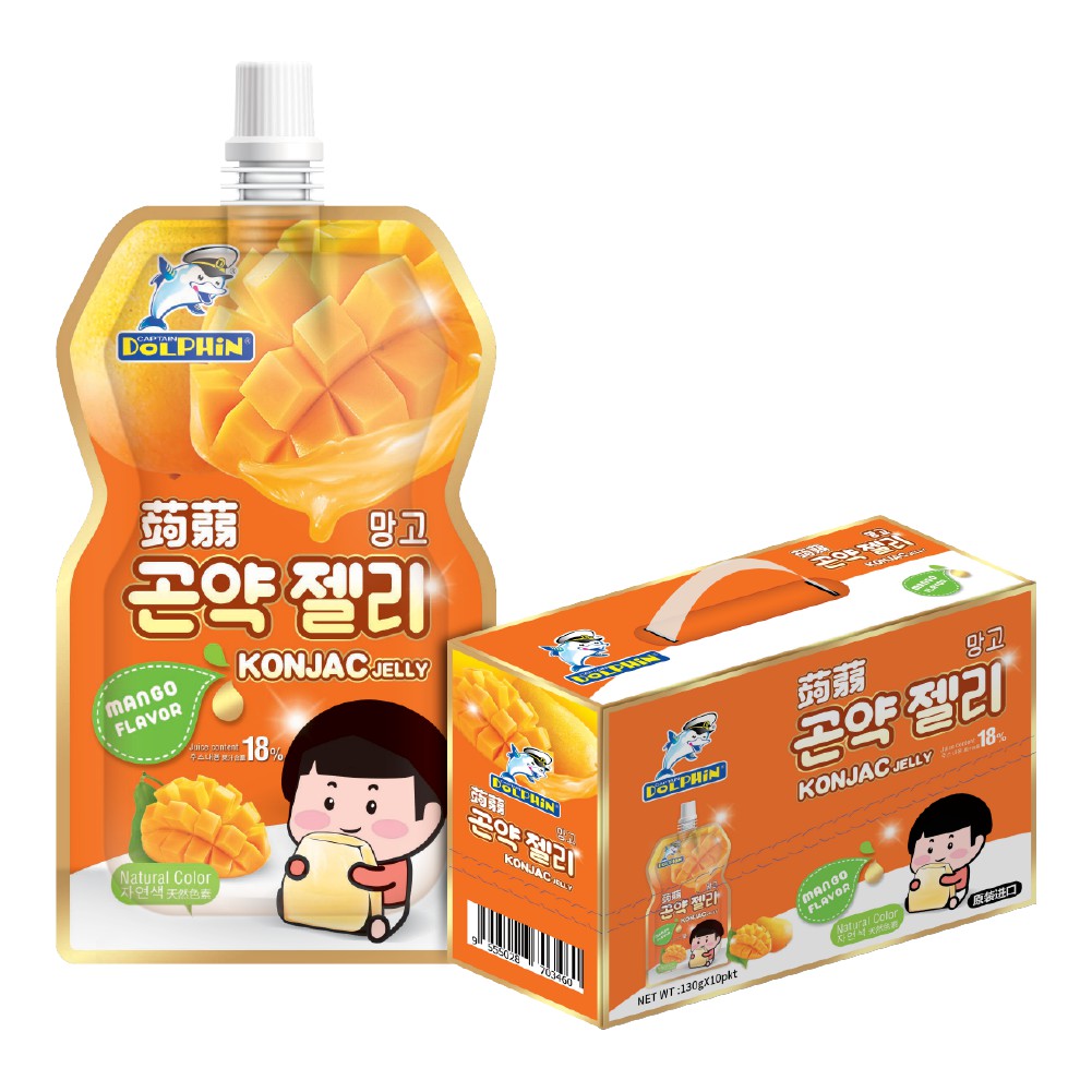 [98] Captain Dolphin Konjac Jelly (Drink) 130gm | Lazada