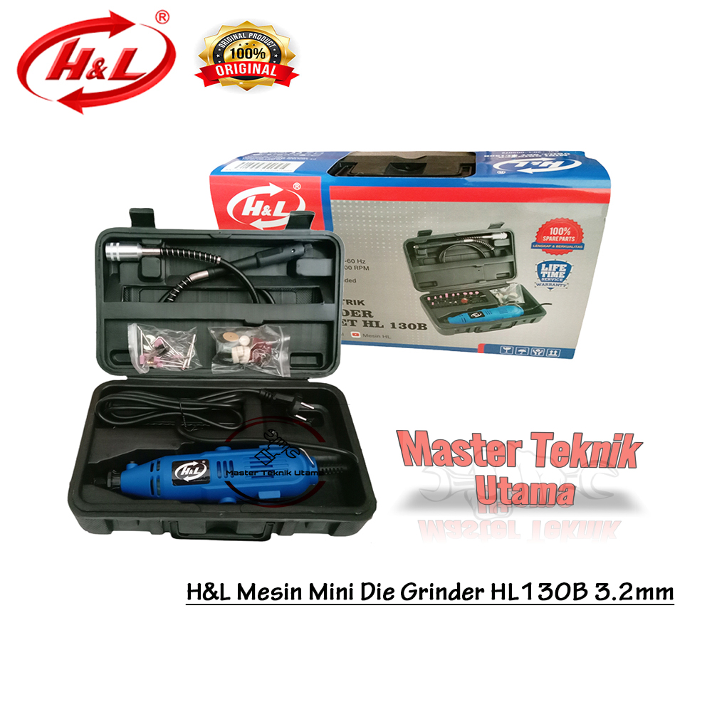 TERMURAH!!H&L Die Grinder 3.2MM Mesin Bor Tuner Grinda Mini 3.2 Mm HL ...