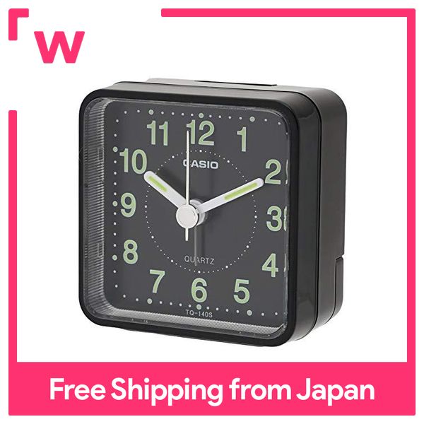 CASIO alarm clock analog travel clock black TQ-140S-1JF | Lazada PH