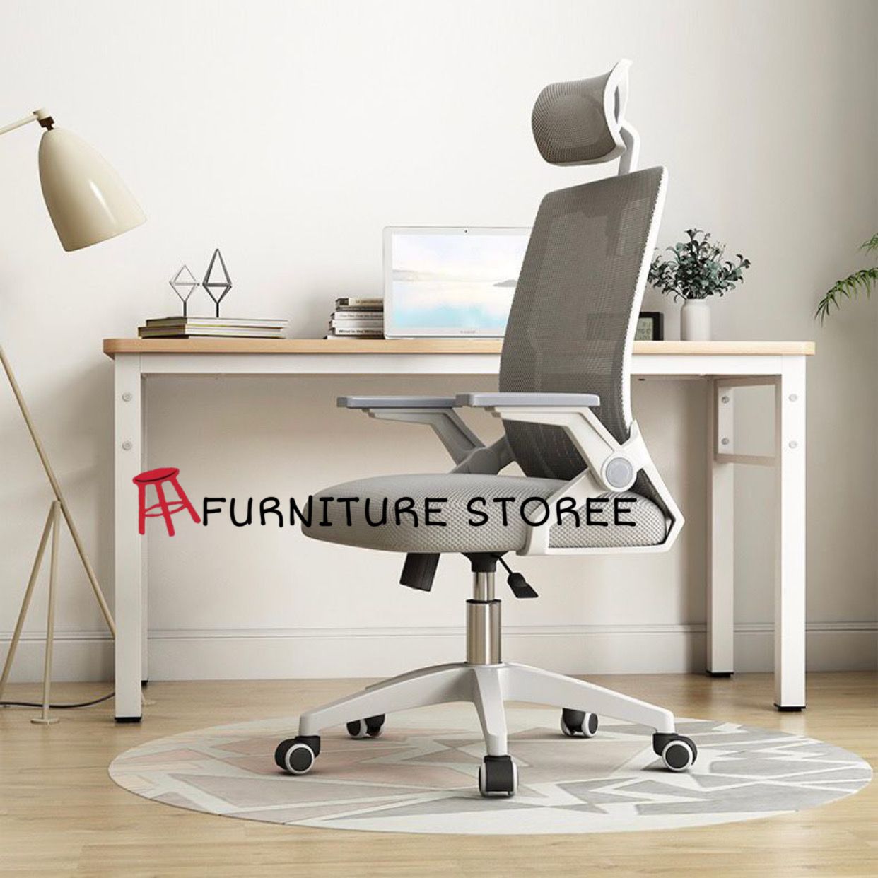 kursi kantor kursi kerja kursi jaring | Lazada Indonesia