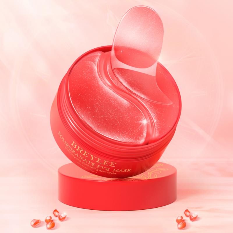 60PCS Red Crystal Collagen Gel Eye Patch Remove Dark Circle Anti ...