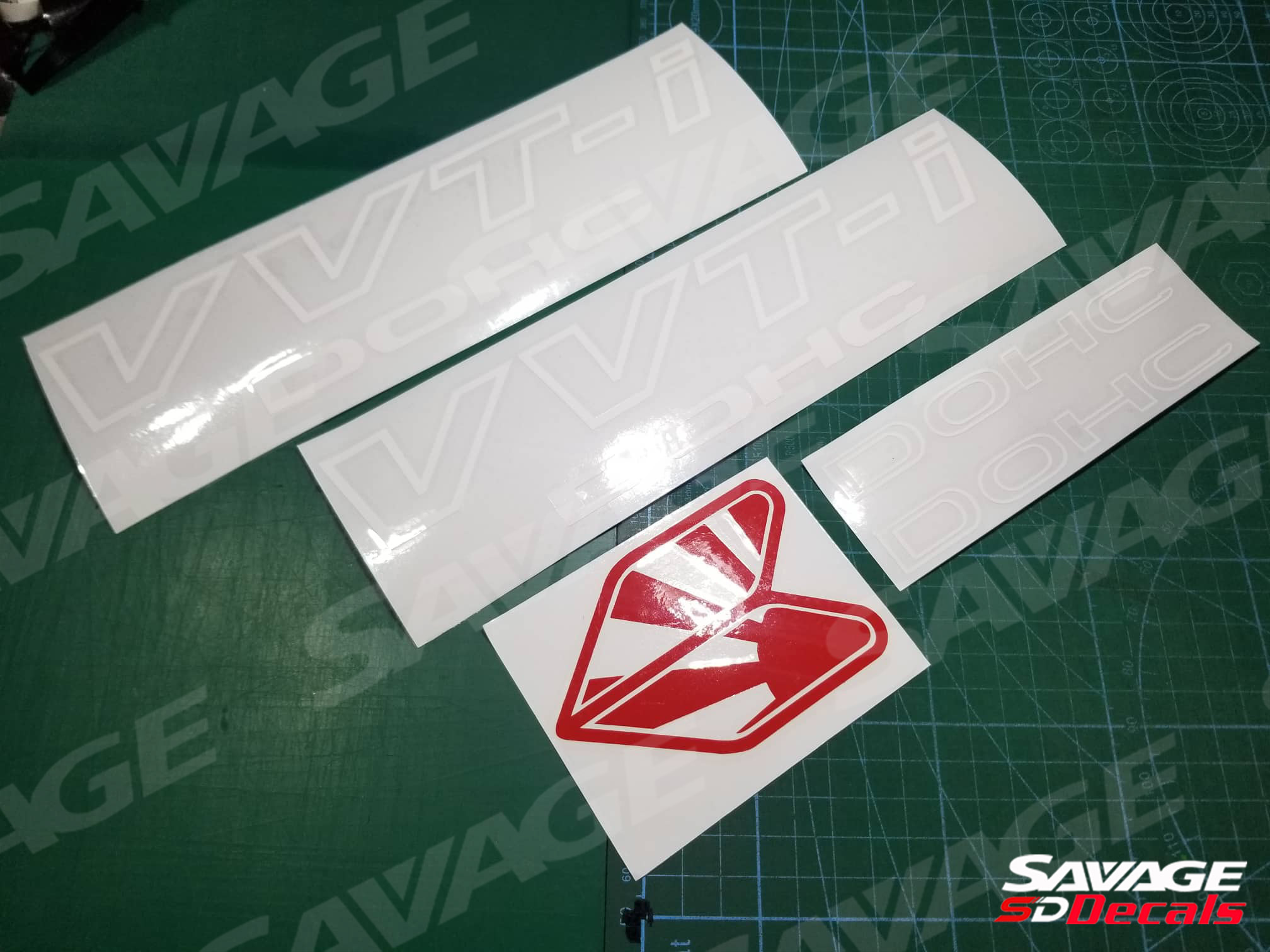 TOYOTA DOHC VVT-I Door Sticker 2PCS | Lazada PH